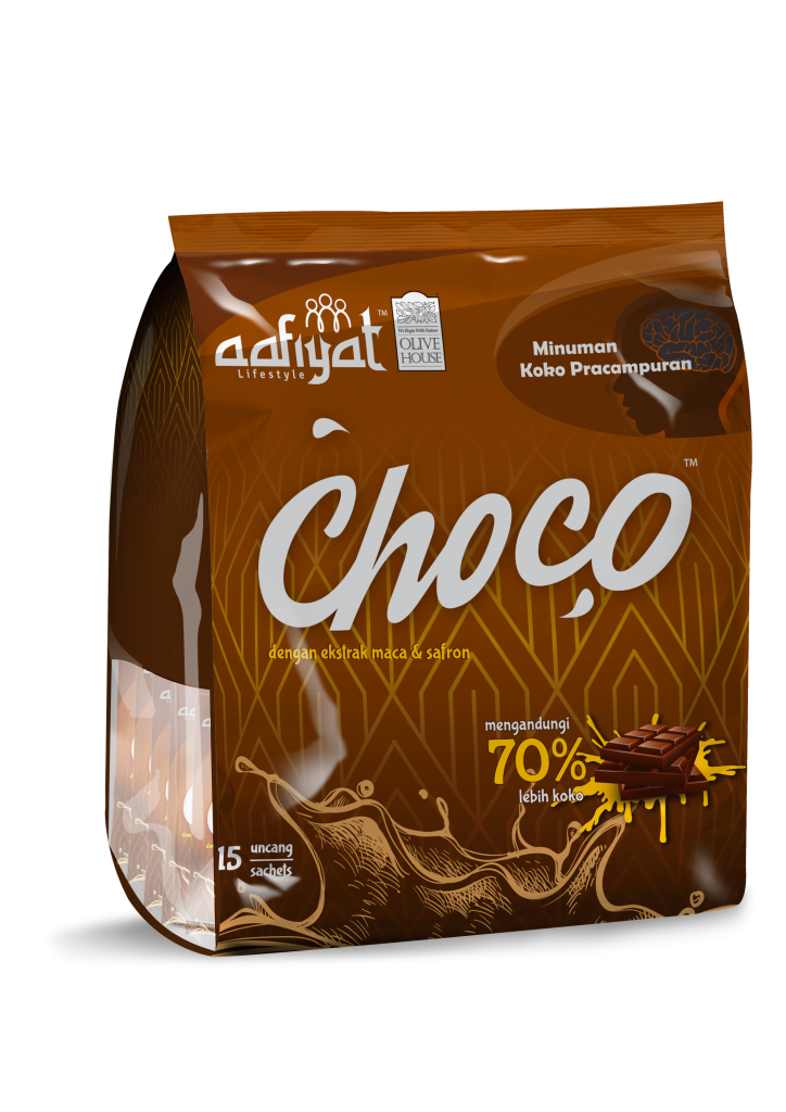 Minuman Koko Pracampuran Dengan Ekstrak Maca Dan Safron - OLIVE HOUSE ...